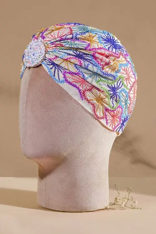 HAIR DRAMA CO. Embellished Head Wrapsmulti