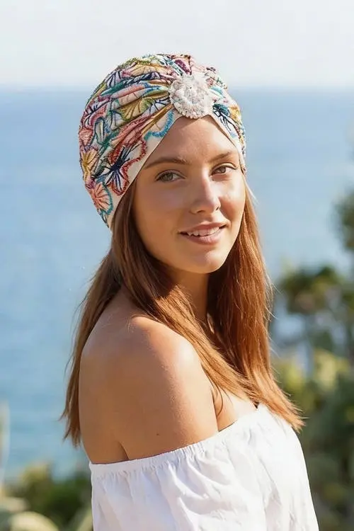 HAIR DRAMA CO. Embellished Head Wrap