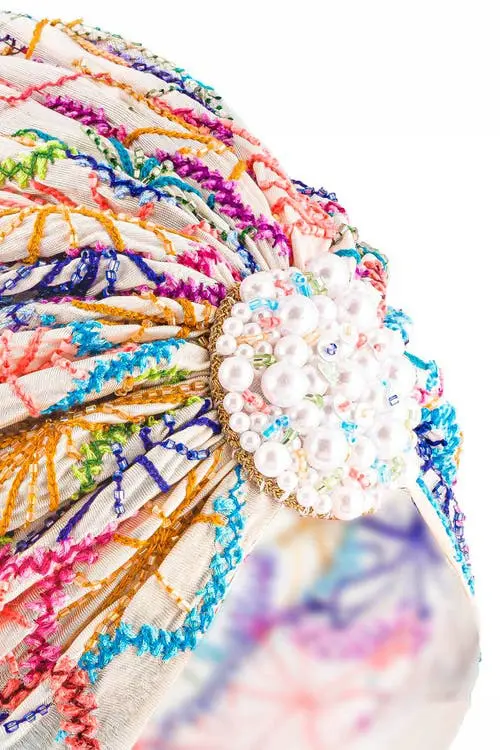 HAIR DRAMA CO. Embellished Head Wrap