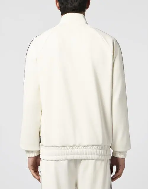 Philipp Plein Deluxe Signature Track Jacket - Offwhite