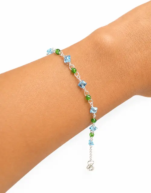 ZUVAN Ocean Mist Multi-stone Bracelet