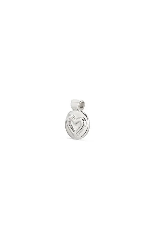 UNODE50 Plated Heart Charm Pendant