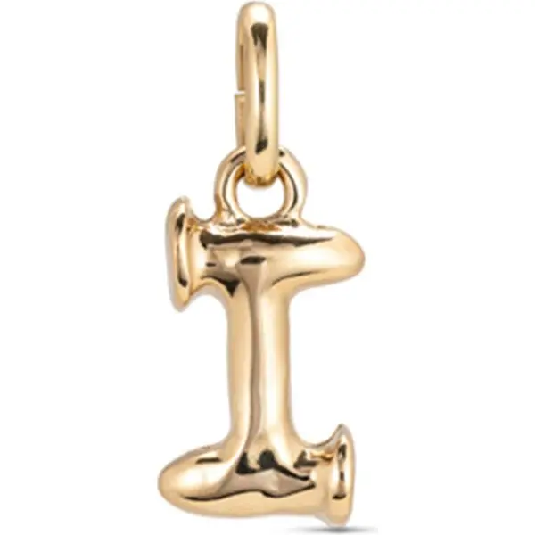 UNODE50 18k -plated Letter I Charm - Gold