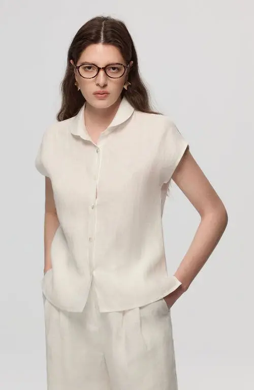 JUANA Hemp Retreat Shirt - White
