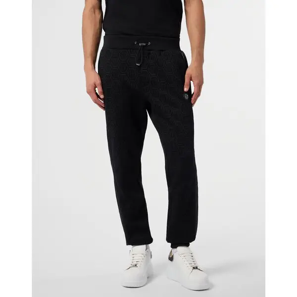 Philipp Plein Composed Jogger Pants Monogram Monogram - Black