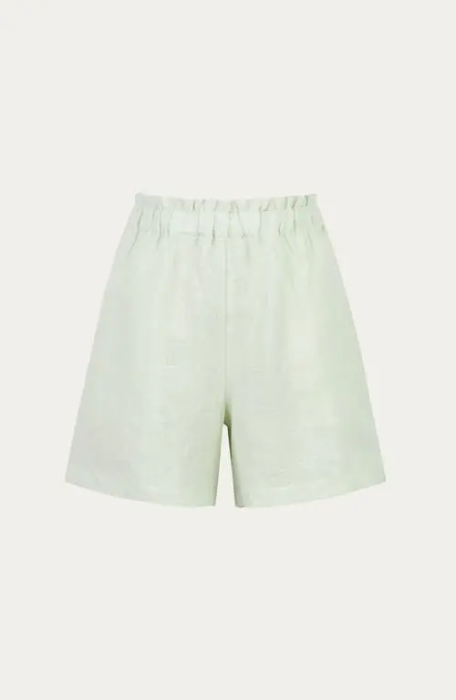 JUANA Hemp Pull-on Shorts - Light Mint