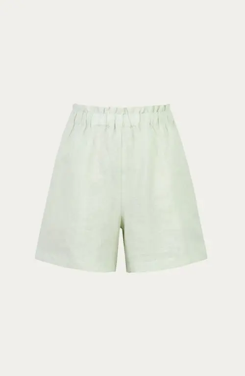 JUANA Hemp Pull-on Shorts - Light Mint