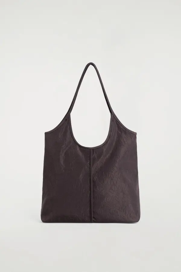 Cos Sculpted Tote Bag Crinkled Shell
