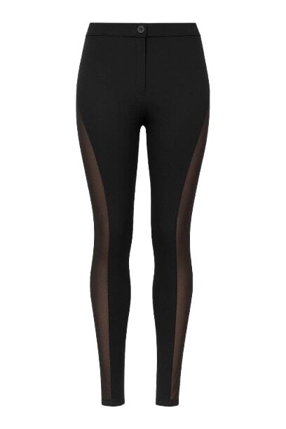 CONQUISTA Sheer Panel Pants