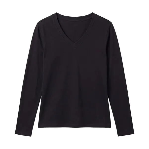 BRODIE CASHMERE Long Sleeve V Neck