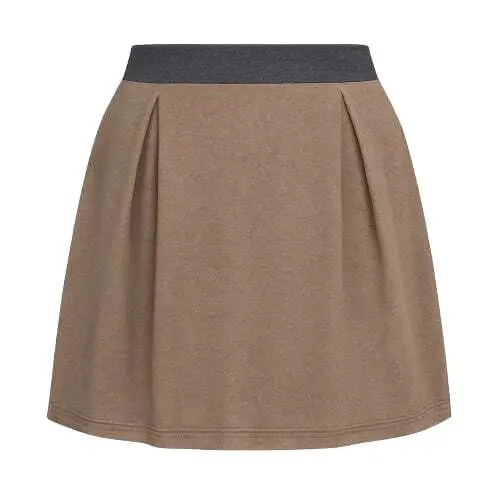 CONQUISTA Beige Mini Skirt