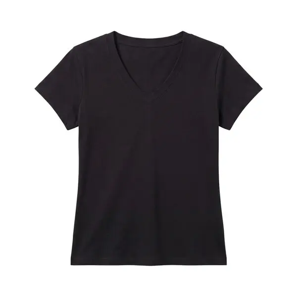 BRODIE CASHMERE Relaxed Fit V Neck Tee