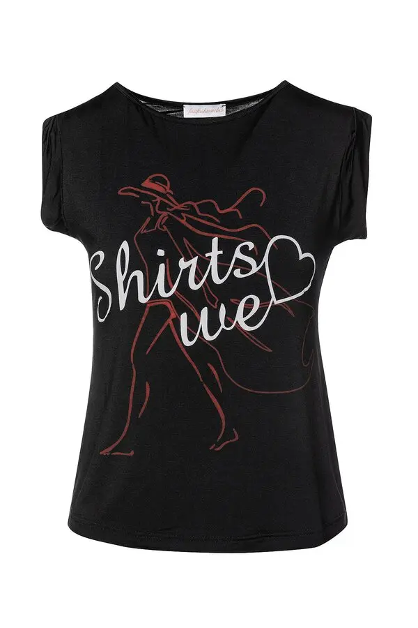 CONQUISTA Shirts We Love T-shirt - Black