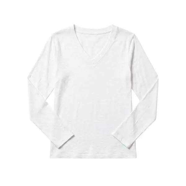 BRODIE CASHMERE Long Sleeve V Neck