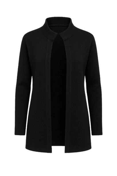 CONQUISTA Knit Jacquard Jacket With Batwing Sleeves