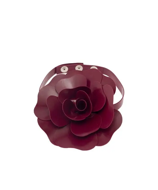 Philosophy Di Lorenzo Serafini Floral Necklace - Wine Red