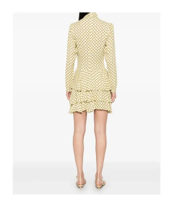Elisabetta Franchi Monogram-print Midi Dress