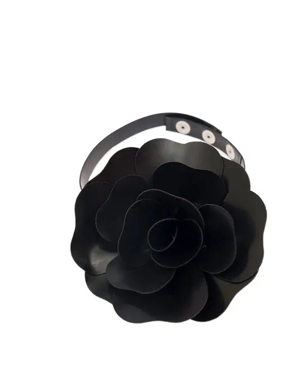 Philosophy Di Lorenzo Serafini Floral Motif Necklace - Black
