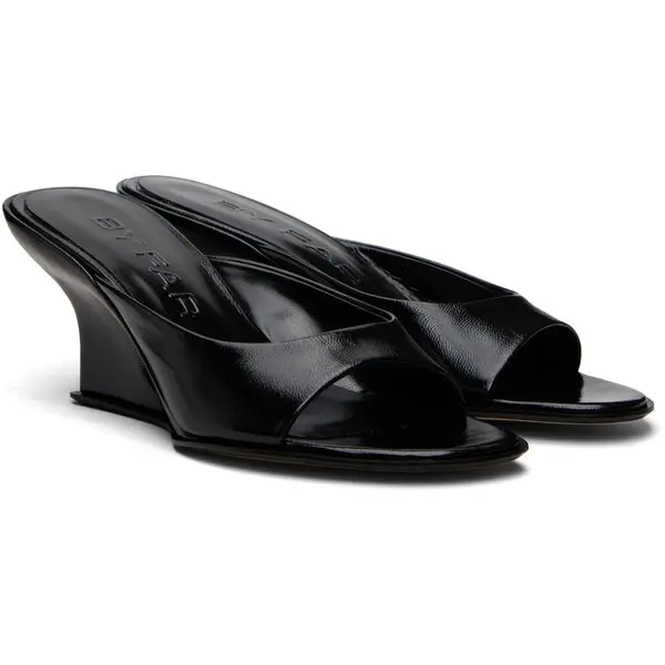 By Far Caroo Open Round Toe Mules