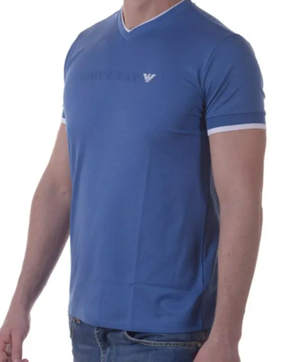 Emporio Armani Logo T-shirt - Blue
