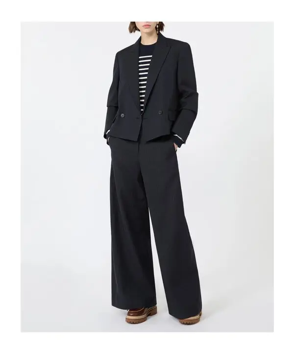 Max Mara Striped Silk And Wool Sweater