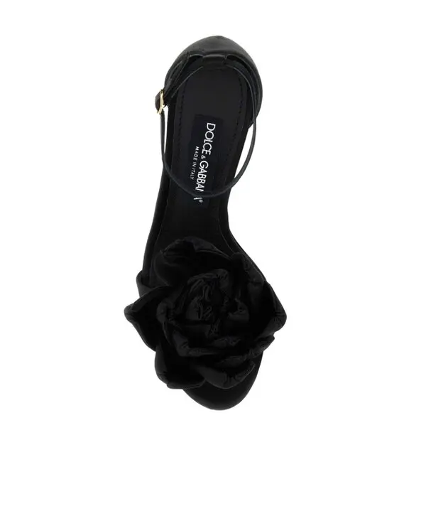 Dolce & Gabbana Keira Floral Stiletto Sandals