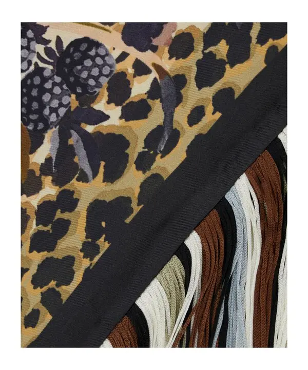 Etro Square Scarf With Tassels