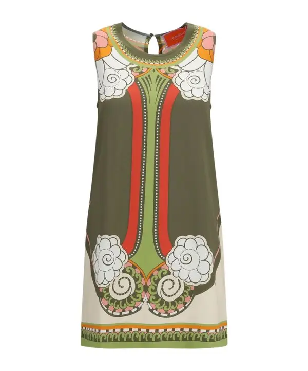 La DoubleJ Ambrosia Printed Sleeveless Dress - Green