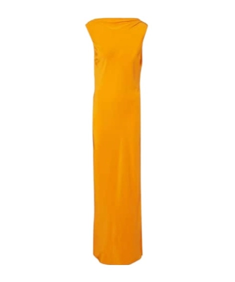 SIR. Isla Silk Crepe Gown - Orange