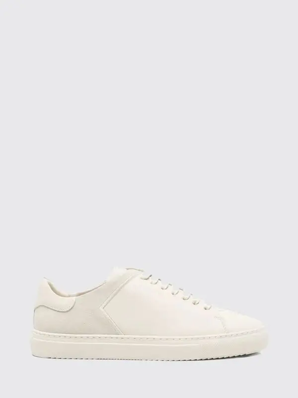 Axel Arigato Clean 90 Low-top Leather And Suede Sneakers With Laminated Logo