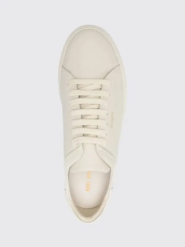 Axel Arigato Clean 90 Low-top Leather And Suede Sneakers With Laminated Logo