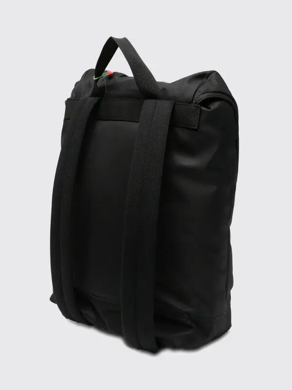 Kenzo Signature Nylon Backpack With Embroidered Logo And Drawstring Closure