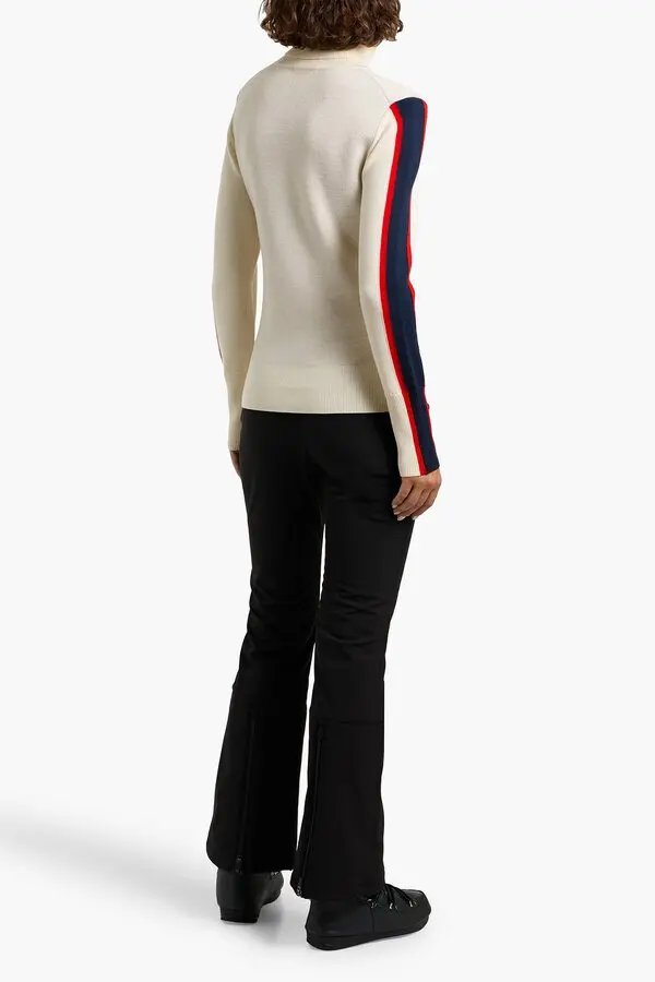 WE NORWEGIANS Jacquard Knit Merino Wool-blend Turtleneck Sweater