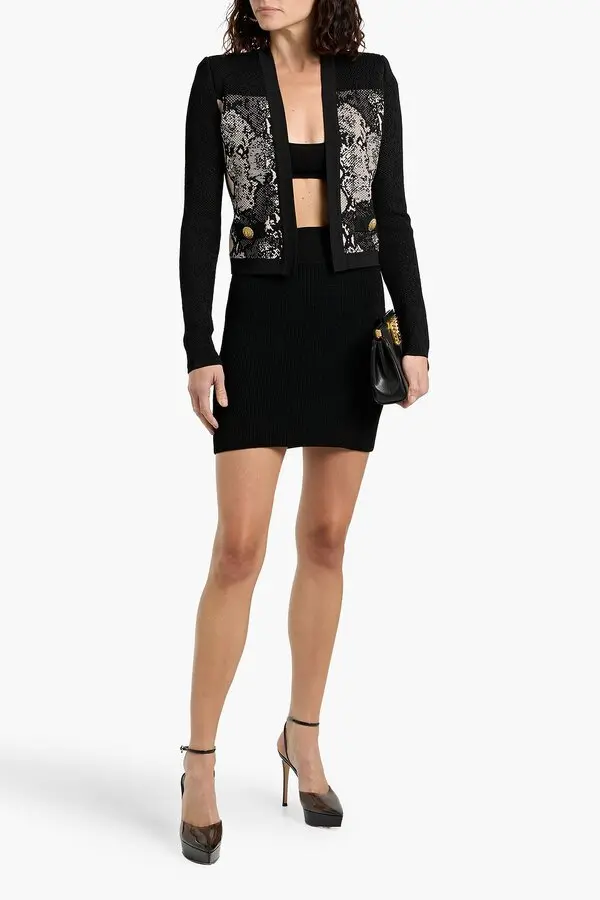 Balmain Jacquardknit Jacket