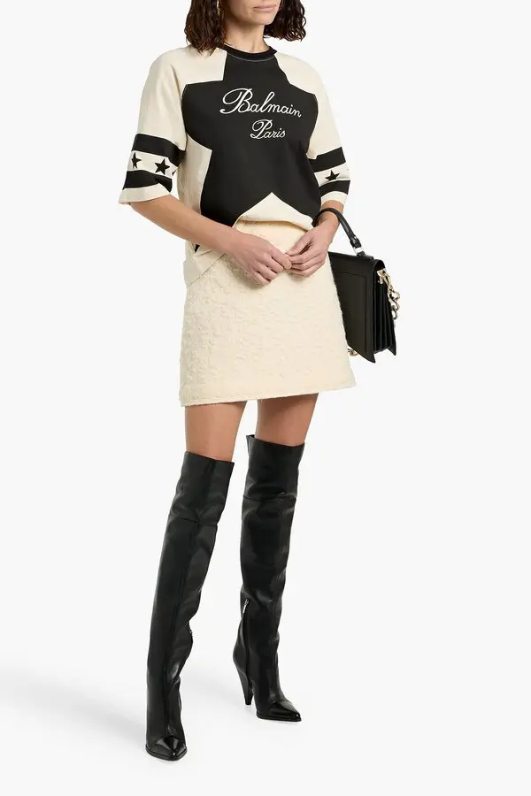 Balmain Printed Cottonjersey Tshirt