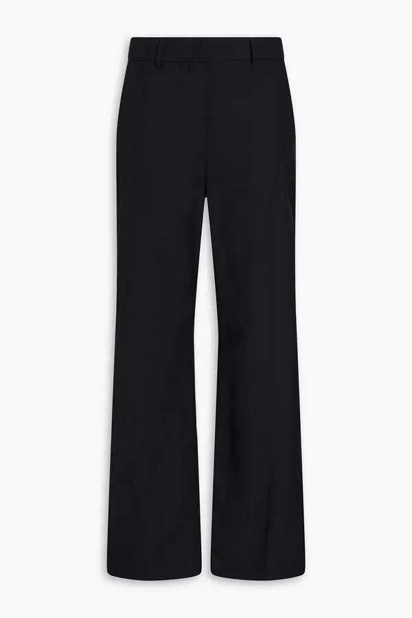 Theory Twill Straightleg Pants - Black