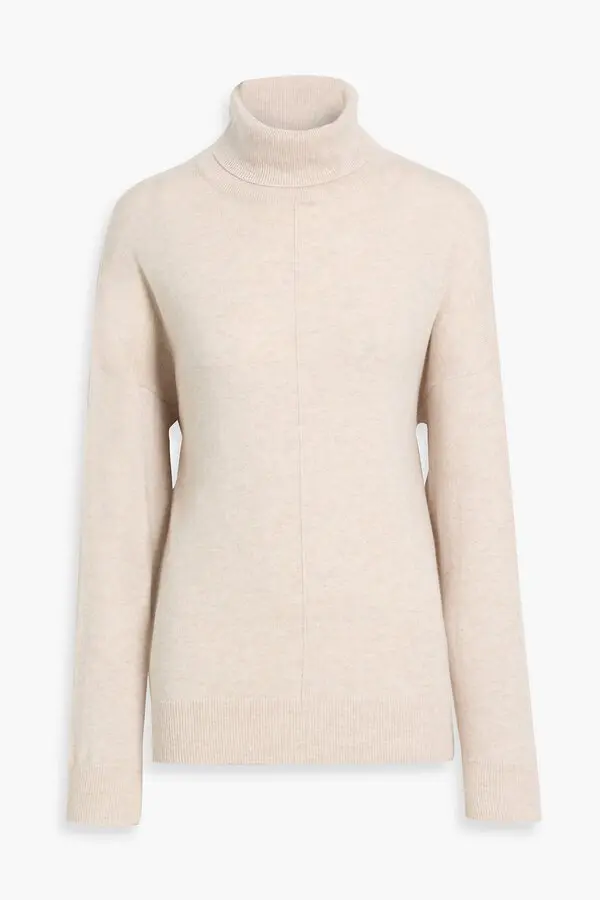 Chinti & Parker Wool And Cashmere-blend Turtleneck Sweater - Ecru