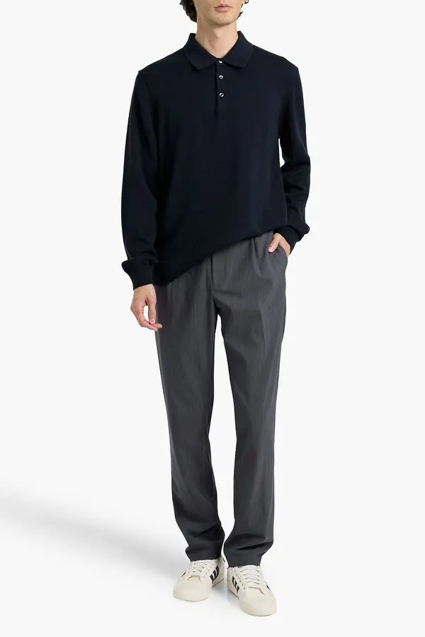 Paige Edmund Herringbone Woven Pants