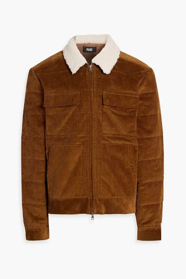 Paige Vosler Cottonblend Corduroy Jacket - Brown