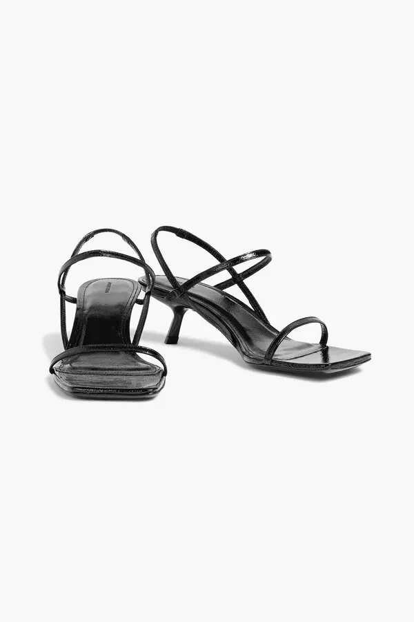 ANINE BING Hilda Leather Slingback Sandals