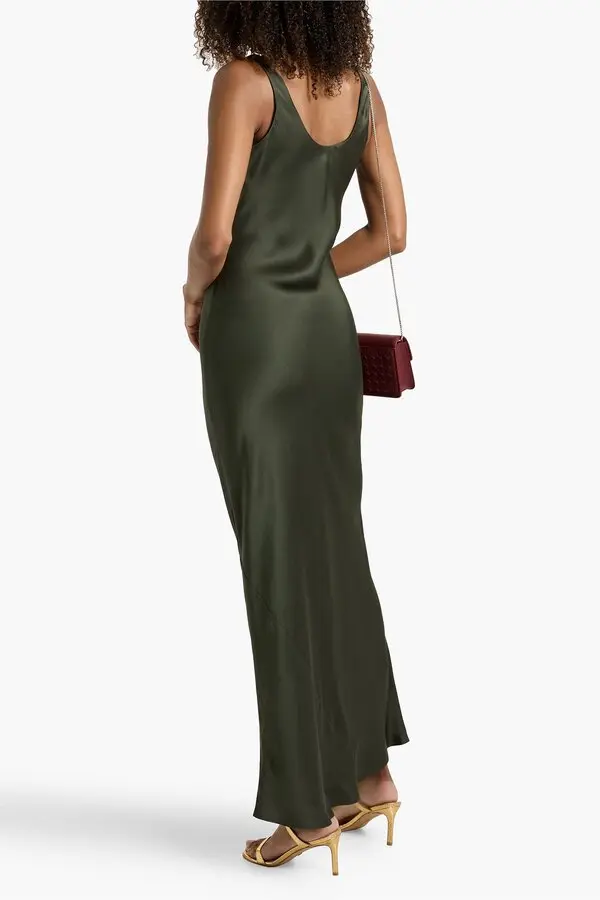 ANINE BING Camille Silkcharmeuse Maxi Dress