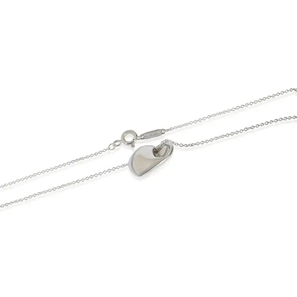 Tiffany & Co. Sterling Silver Folded Heart Pendant Necklace - Sterling_silver