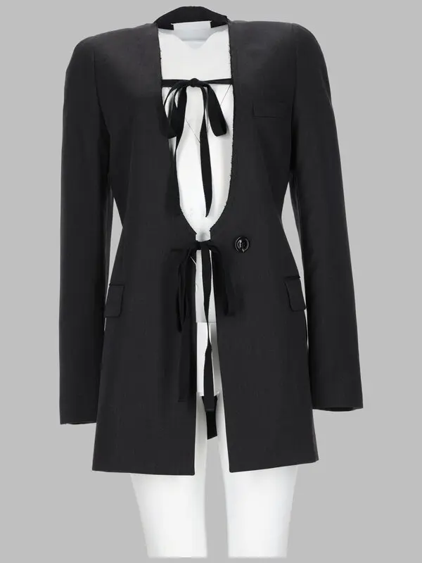 MAISON MARGIELA Giacca In Lana Gessata