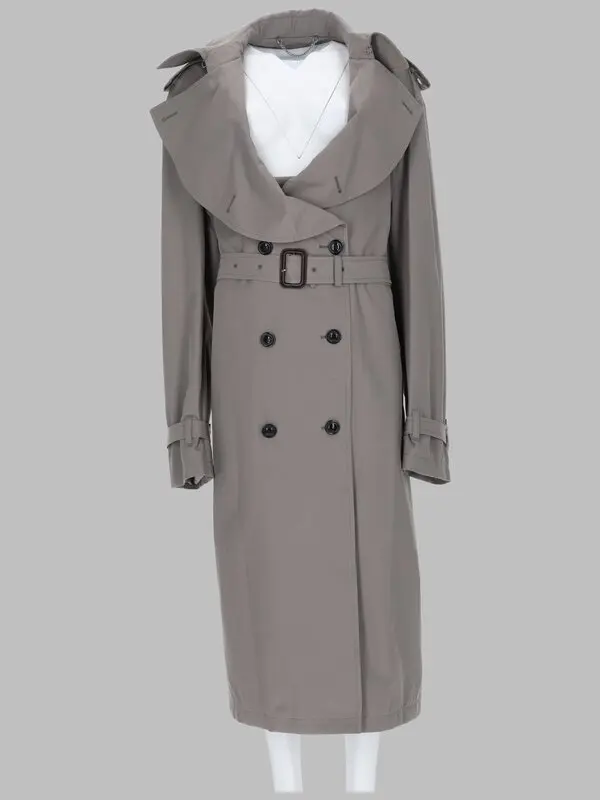 MAISON MARGIELA Trench Con Colletto Ripiegato