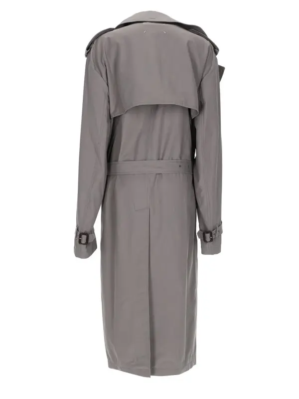 MAISON MARGIELA Trench Con Colletto Ripiegato
