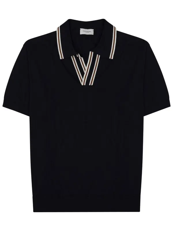 PAOLO PECORA MILANO Polo In Seta Misto Cotone