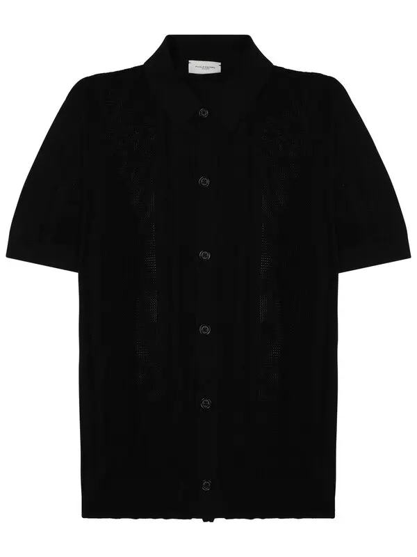 PAOLO PECORA MILANO Camicia In Maglia Di Seta E Cotone