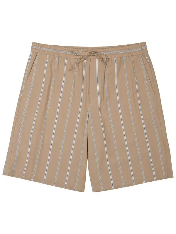 PAOLO PECORA MILANO Bermuda Con Cintura Elastica In Cotone