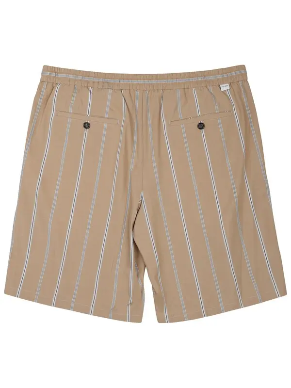 PAOLO PECORA MILANO Bermuda Con Cintura Elastica In Cotone