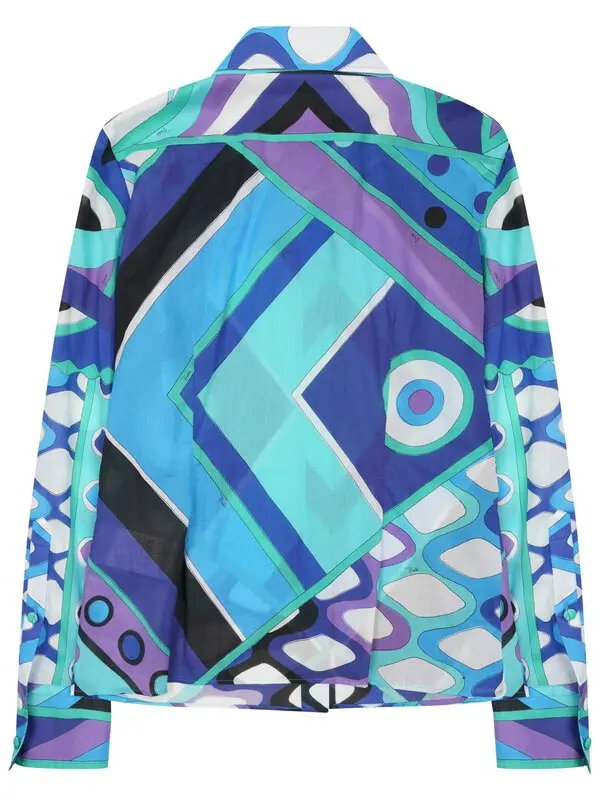 Emilio Pucci Camicia In Cotone Con Stampa Vivara